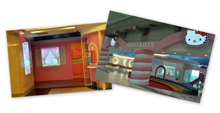 On the way to Cambodia, a stop in the Taipei Hello Kitty Airport ...