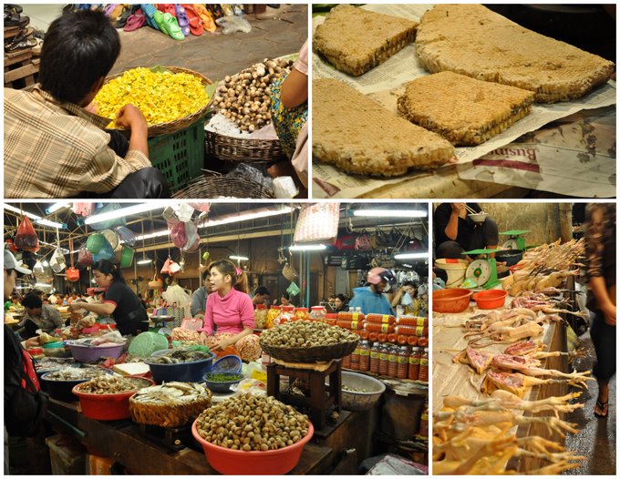 Bashi & Blessings, Plus Food At Siem Reap's Old Market - wired2theworld