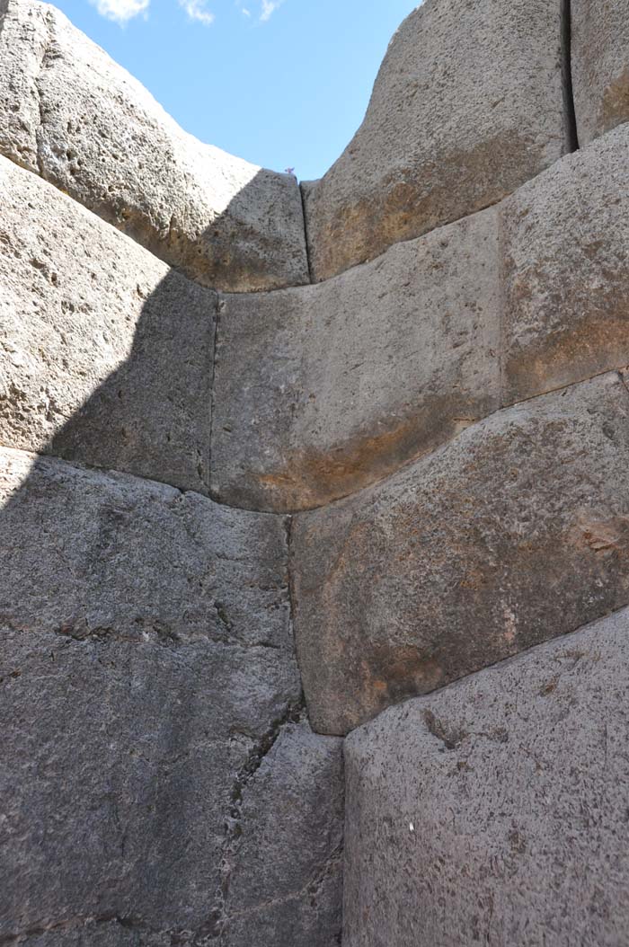 The Road from the Sacred Valley to Cusco; Llamas And Stones ...