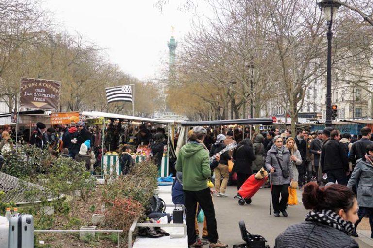 Paris Markets in the 11th; Marché Bastille and Marché Popincourt ...