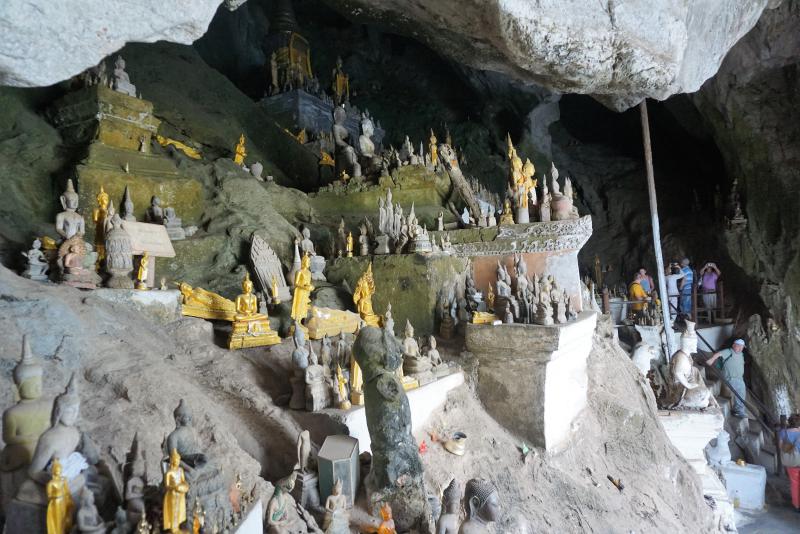 Visiting the Pak Ou Caves Near Luang Prabang Laos - wired2theworld